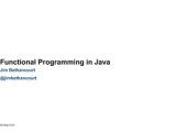 Functional Programming In Java Pptx