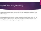 Generic Programming In Java Pptx
