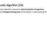 Genetic Algorithm Ga Optimization Step By Step Example Pdf