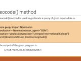 Geopy Module In Python Pptx
