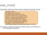 Geopy Module In Python Pptx