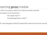 Geopy Module In Python Pptx