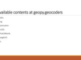 Geopy Module In Python Pptx