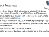 Getting Started With Postgresql Pptx