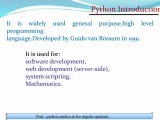 Getting Started With Python Pdf