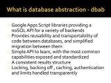 Google Apps Script Database Abstraction Exposed Version Pptx