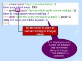 Grade 7 Introducing Python Part 2 Python Data Typesx Pptx