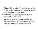Graphical User Interface Using Python Easy Ppt Free Download