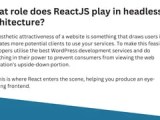 Guide To Implement Headless Wordpress Using React Ppt Free Download