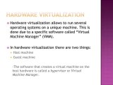Hardware Virtualization Basic Pptx