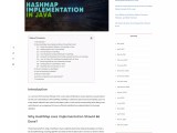 Hashmap Implementation In Java Pdf