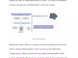 A Comprehensive Guide To Create Blockchain In Python Blockchain