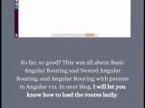 How To Implement Basic Angular Routing And Nested Routing With Params