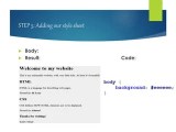Html Css Examples Ppsx