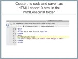Html Tutorial Lesson10 Ppt