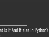 Python If Else If Else Statement In Python Edureka Pdf