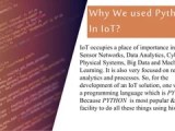 Implement Iot Using Python Pptx