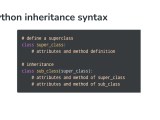 Inheritance And Polymorphism Oops Concepts In Python Pdf