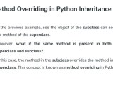 Inheritance And Polymorphism Oops Concepts In Python Pdf