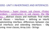 Java Inheritance Sub Class Constructors Method Overriding Pptx