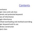 Java Inheritance Sub Class Constructors Method Overriding Pptx