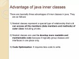 Inner Classes In Java Pptx
