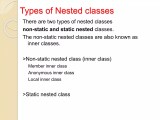 Inner Classes In Java Pptx