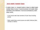 Inner Classes In Java Pptx