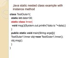Inner Classes In Java Pptx