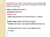 Inner Classes In Java Pptx Programming Languages Computing