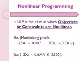 Integer Programming Goal Programming And Nonlinear Programming Ppt