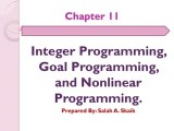 Integer Programming Goal Programming And Nonlinear Programming Pdf
