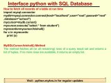 Interface Python With Sql Database Pdf