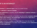 Interfaces In Java Pptx