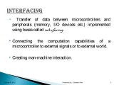 Interfacing Methods Of Microcontroller Ppt