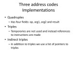 Intermediate Code Generation Ppt