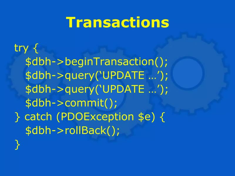 Introducing PHP Data Objects | PPT