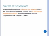 Introduction Lecture For Implementation Science Pptx