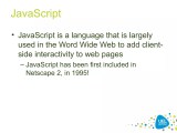 Introduction To Javascript Ppt