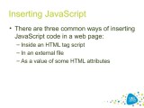 Introduction To Javascript Ppt Web Development Internet