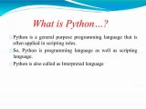 Python Tutorial Python Programming Language Pptx