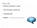 The Net Developer S Introduction To Ironpython Pptx