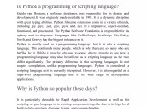 Is Python A Programming Language Or Scripting Language Pdf