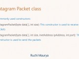 Java Datagram Socket Class Datagram Packet Class Pdf