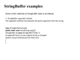 Java String String Buffer And Wrapper Class Pptx