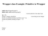 Java String String Buffer And Wrapper Class Pptx