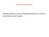 Java Basic Operators Pdf