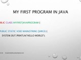 Java Basic Tutorial For Beginners Ppt