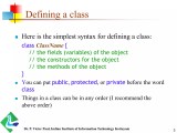 Java Class Structure Ppt