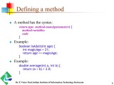 Java Class Structure Ppt